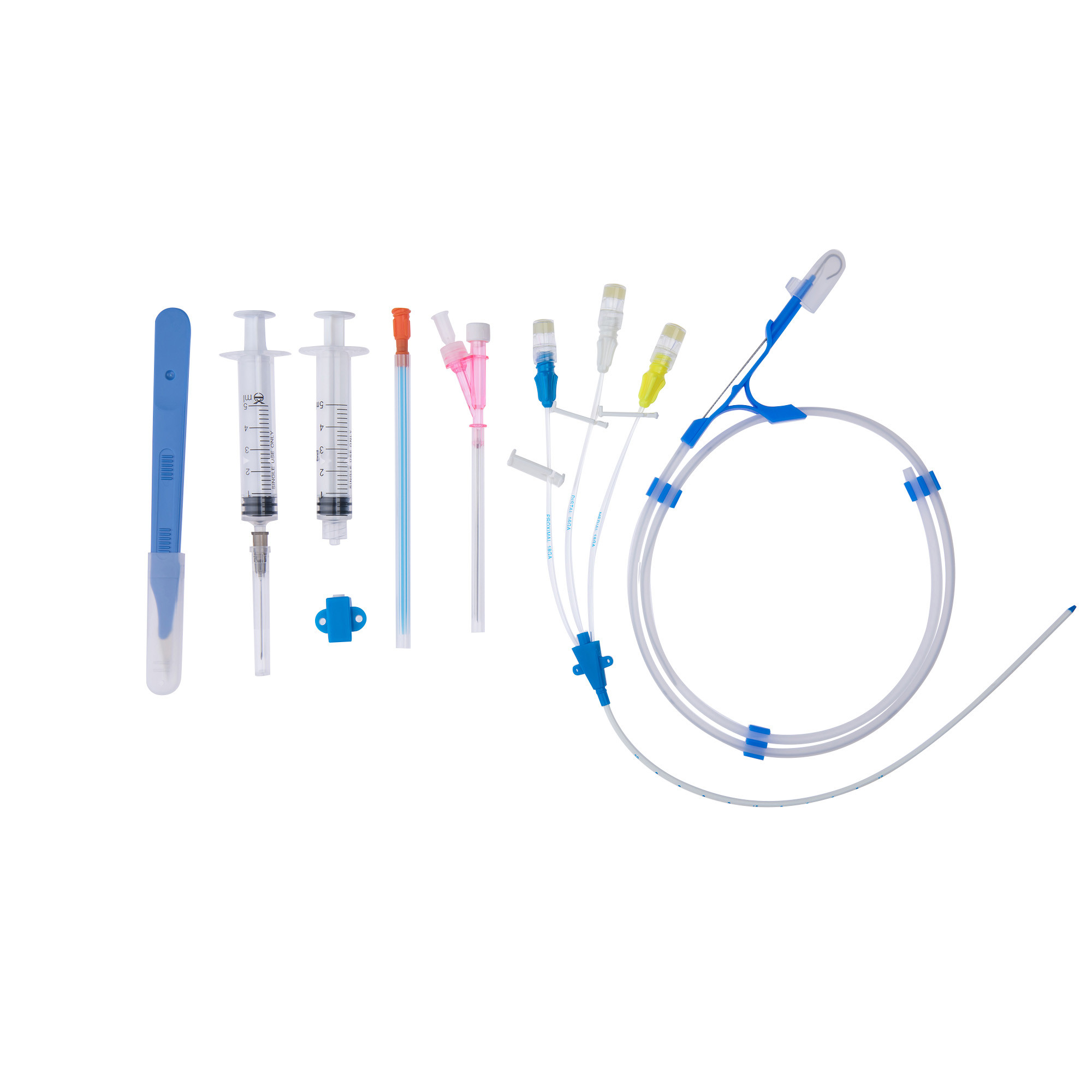 CVC Central Venous Catheter Set Triple Lumen CVC Kits คู่มือการใช้งาน ...